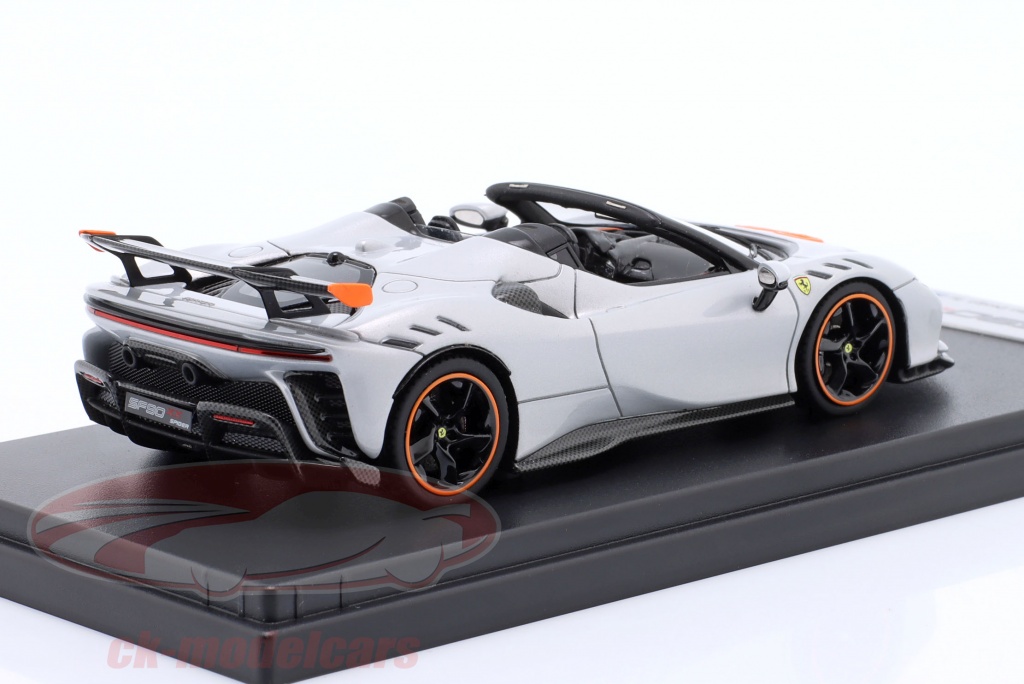 LookSmart 1:43 Ferrari SF90 XX Spider 建設年 2024 アークティックホワイト LS552C モデル 車 ...