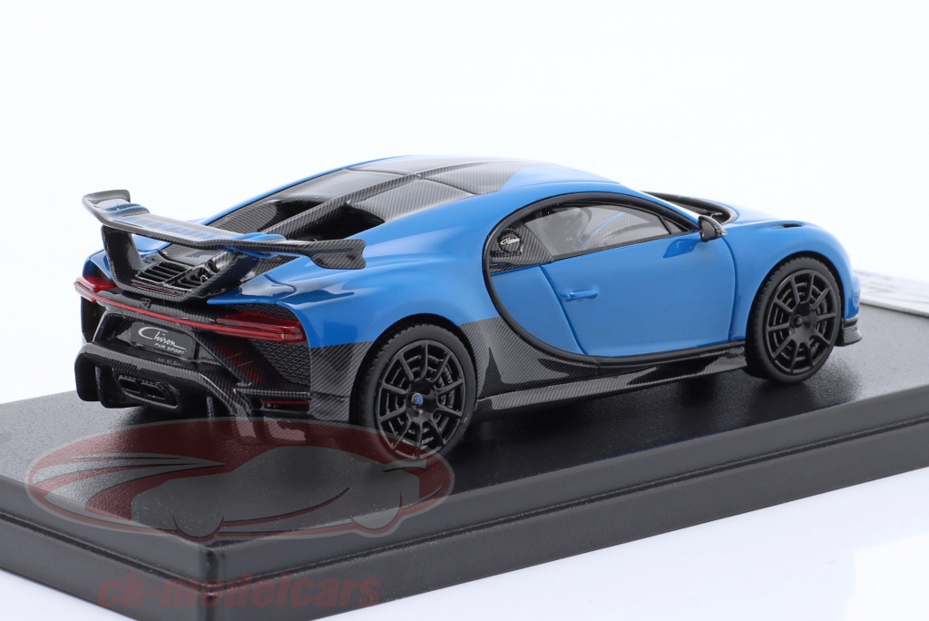 LookSmart 1:43 Bugatti Chiron Pur Sport 建造年份 2020 蓝色的 / 黑色的 LS520A 模型 ...