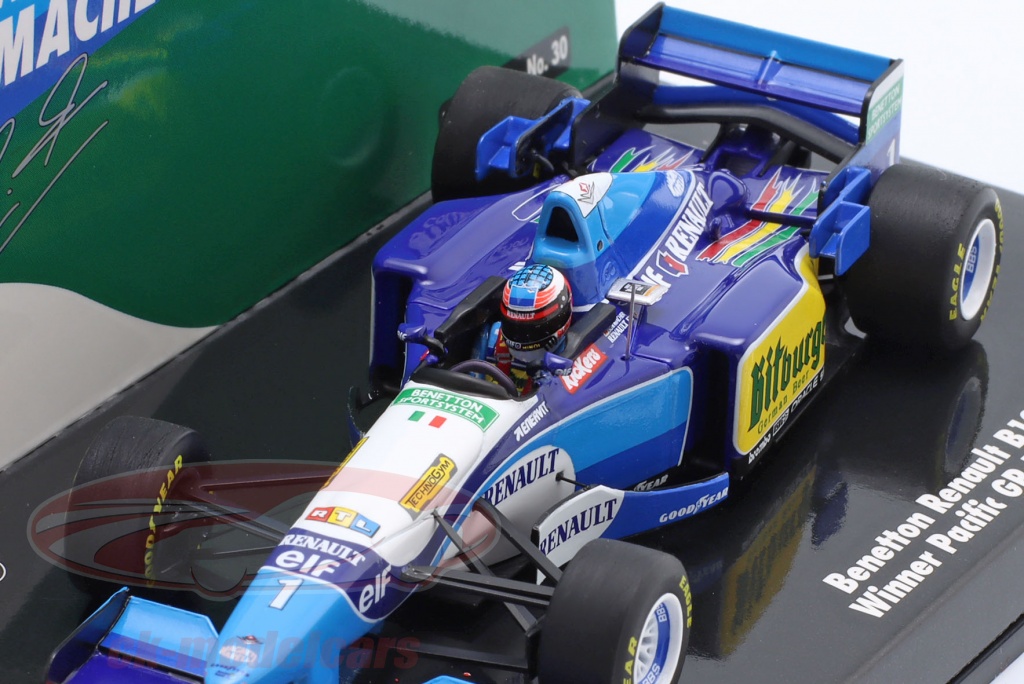 Minichamps 1:43 M. Schumacher Benetton B195 #1 победитель Тихоокеанский регион GP формула 1 ...