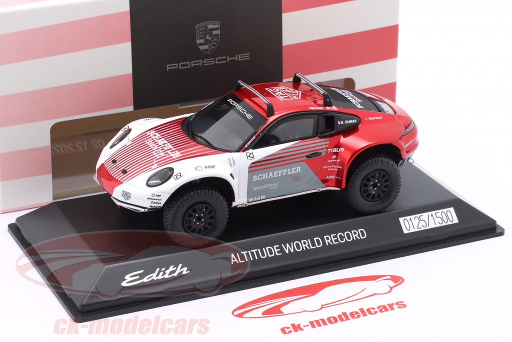 Spark 1:43 Porsche 911 Offroad Edith Höhenrekord Chile 2023 (6721m ...