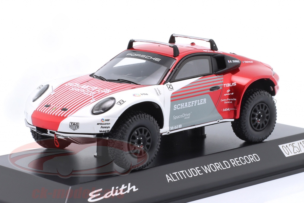 Spark 1:43 Porsche 911 Offroad Edith Höhenrekord Chile 2023 (6721m ...