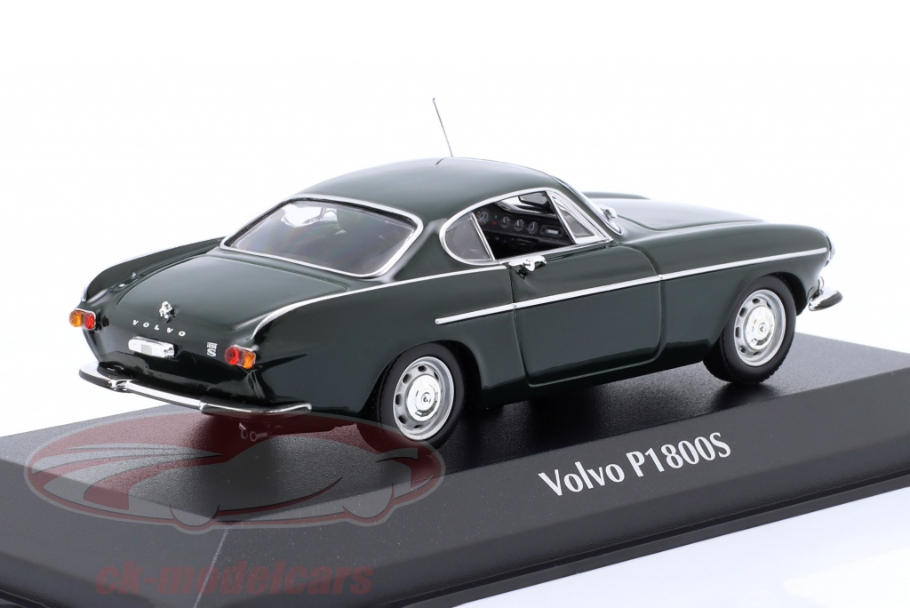 Minichamps 1:43 Volvo P 1800S Coupe 建造年份 1969 深绿色 940171621 模型 汽车 ...