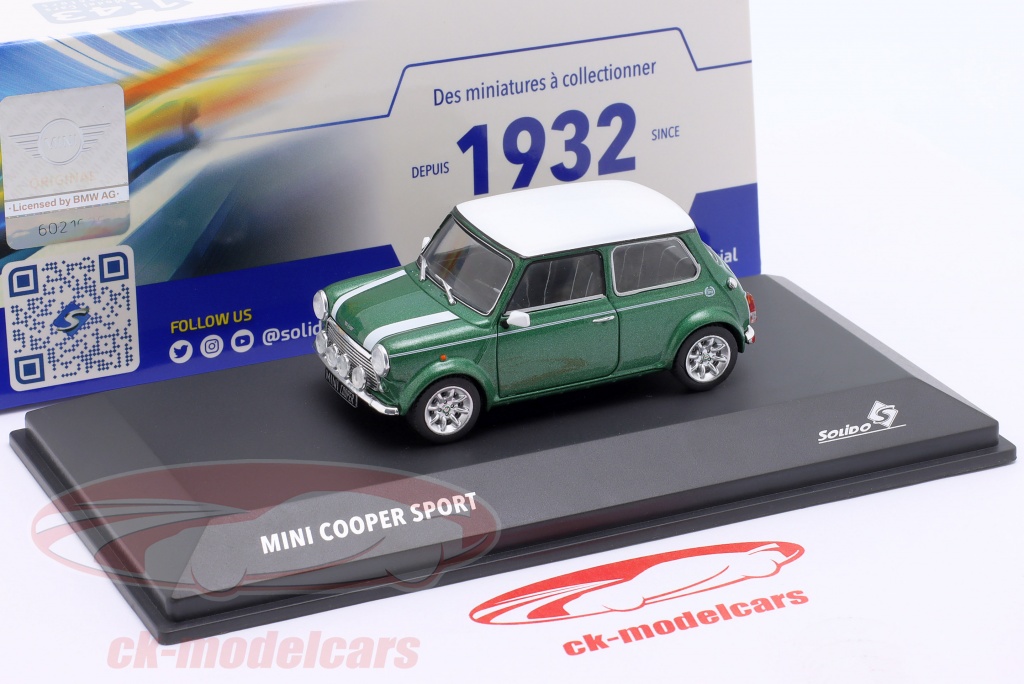 Solido 1:43 Mini Cooper Sport Pack année de construction 1994 British ...