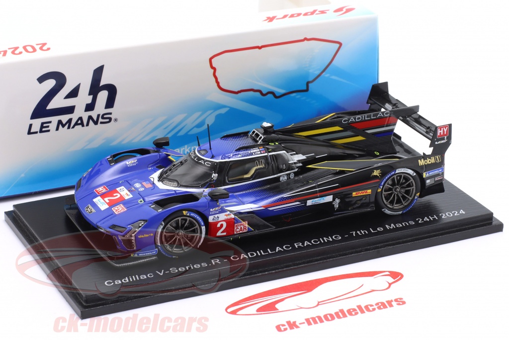 Spark 1:43 Cadillac V-Series.R #2 7-й 24h LeMans 2024 Bamber, Lynn ...