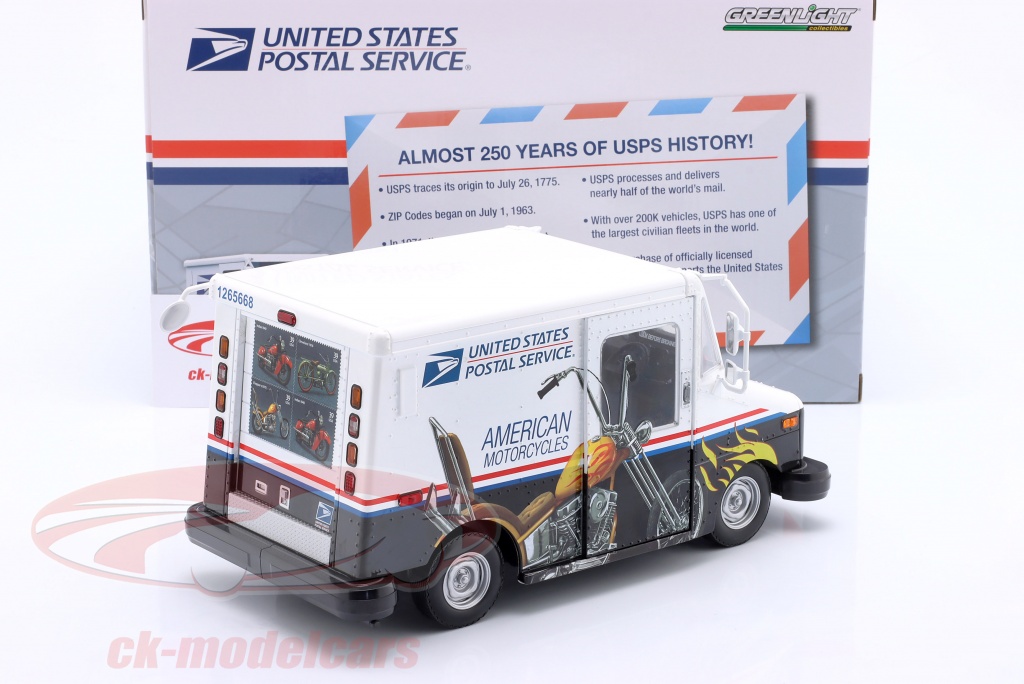 Greenlight 1:18 Grumman LLV United States Postal Service (USPS) white ...