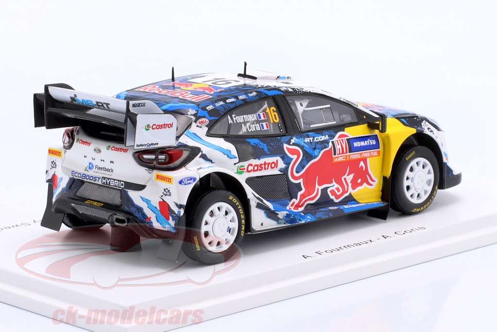 Spark 1:43 Ford Puma Rally1 #16 3rd Rallye Schweden 2024 Fourmaux ...