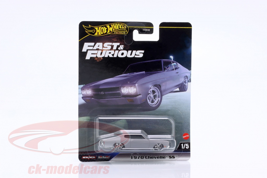 HotWheels 1:64 Chevrolet Chevelle SS year 1970 (Fast & Furious) grey ...