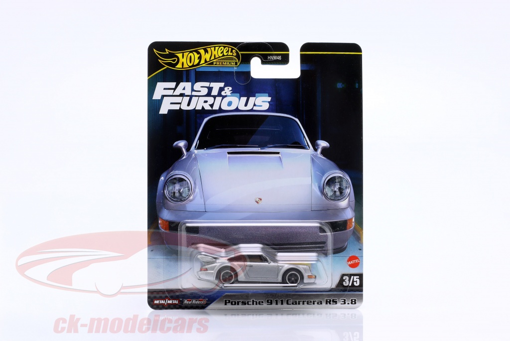 HotWheels 1:64 Porsche 911 Carrera RS 3.8 (Fast & Furious) silver HRT97 ...
