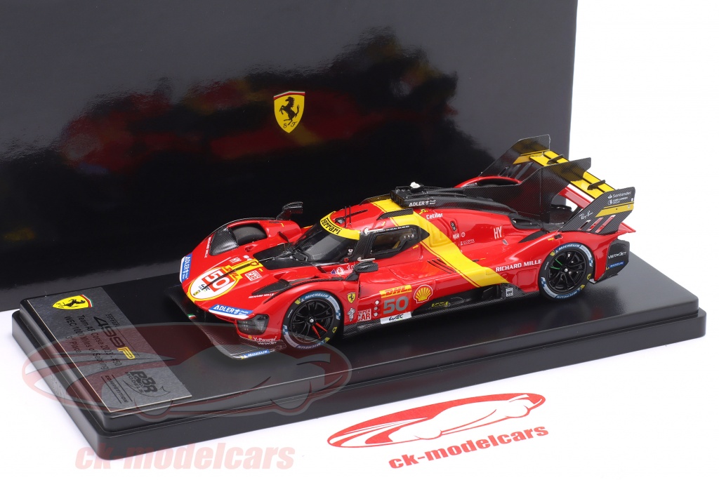 BBR Models 1:43 Ferrari 499P #50 3rd 1000 Meilen Sebring 2023 Fuoco ...