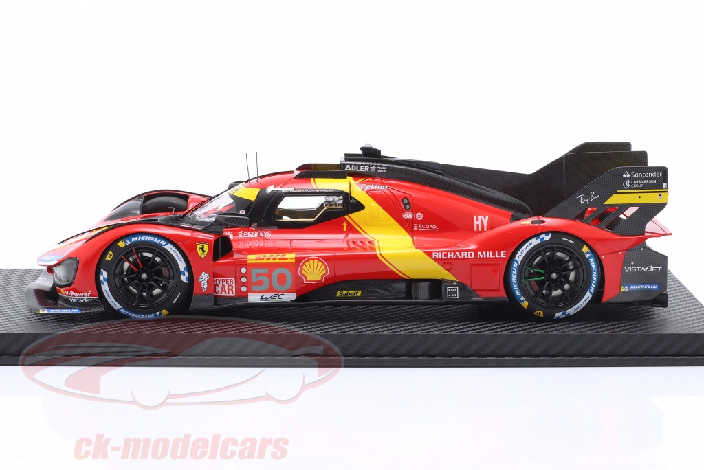 BBR Models 1:18 Ferrari 499P #50 第三 1000 英里 Sebring 2023 Fuoco, Molina ...