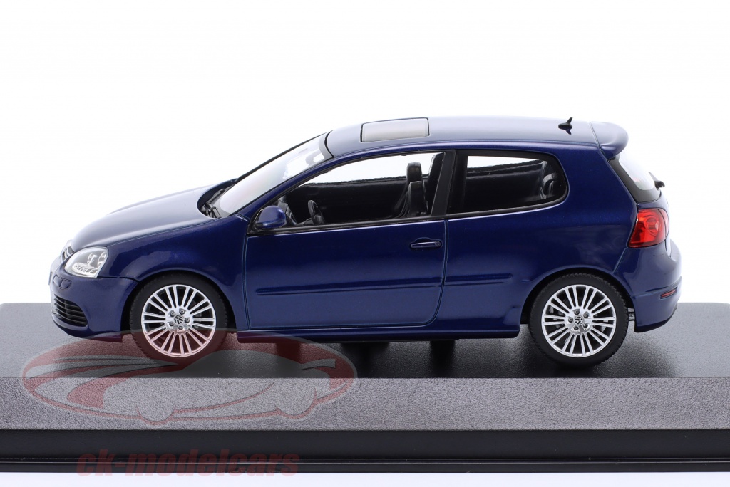 Minichamps 1:43 Volkswagen VW Golf V R32 year 2005 blue metallic ...