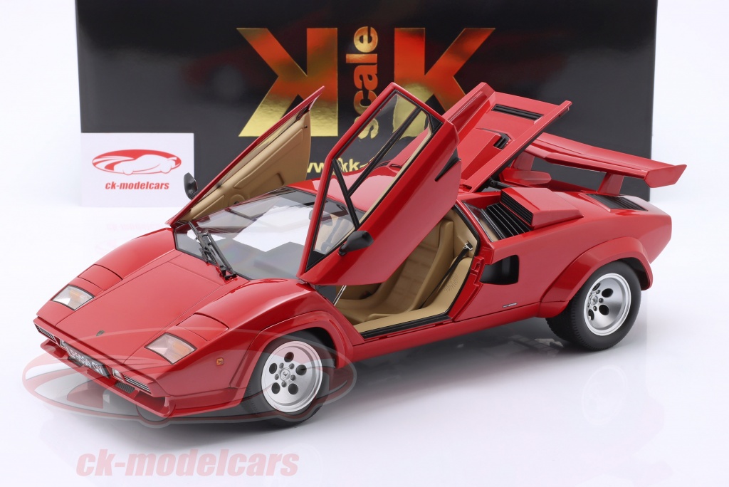 KK-Scale 1:12 Lamborghini Countach LP 5000 S QV bouwjaar 1985 rood ...