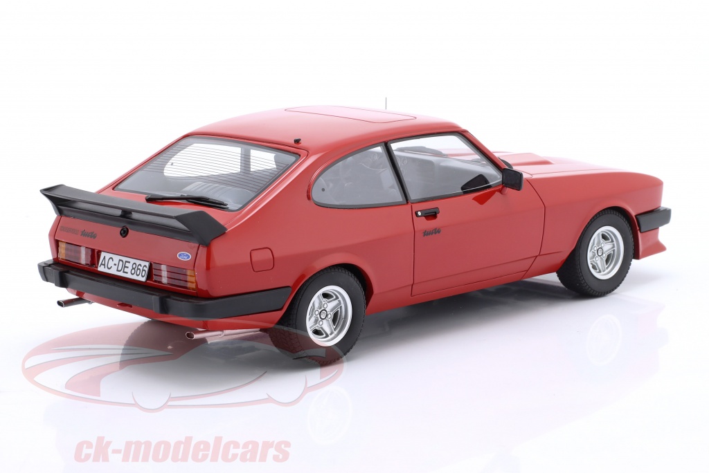 Cult Scale Models 1:18 Ford Capri 2.8 Turbo year 1981 red CML215-2 ...