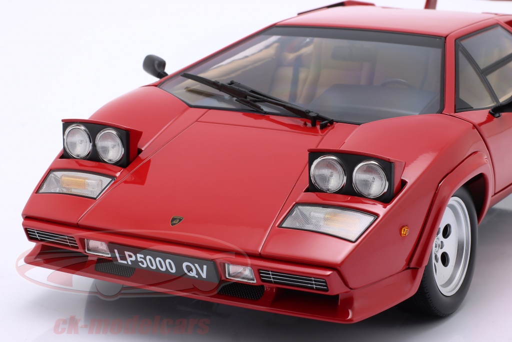 KK-Scale 1:12 Lamborghini Countach LP 5000 S QV bouwjaar 1985 rood KKDC120141 model auto ...