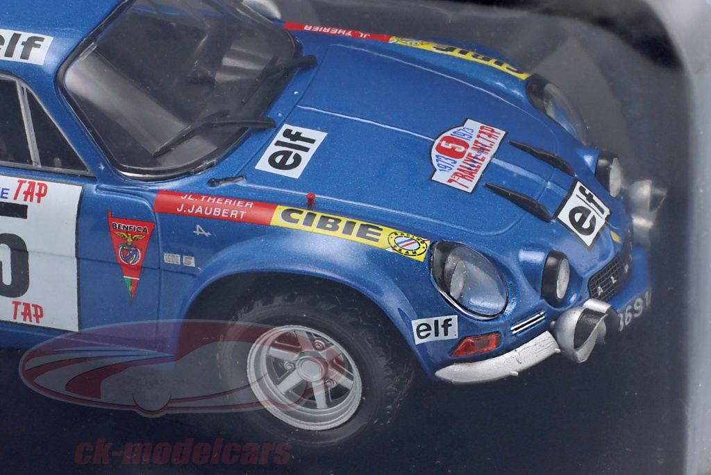 Altaya 1:24 Alpine A110 1800 #5 winner rally Portugal 1973 Therier ...