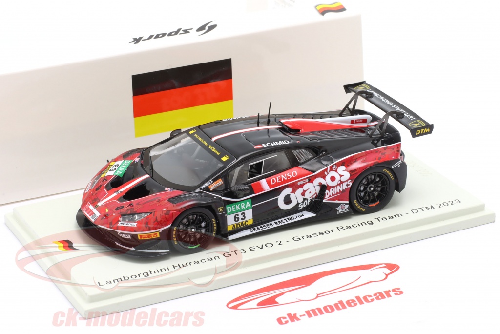 Spark 1:43 Lamborghini Huracan GT3 Evo 2 #63 DTM 2023 Clemens Schmid ...