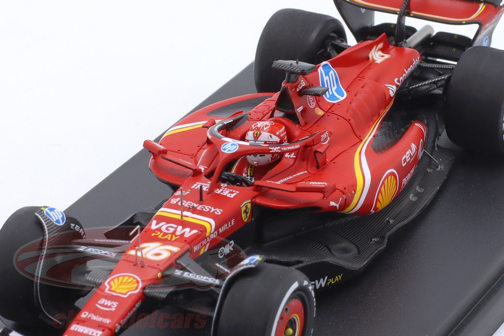 LookSmart 1:43 Charles Leclerc Ferrari SF-24 #16 Winner Monaco GP Formula 1 2024 LSF1063 model ...