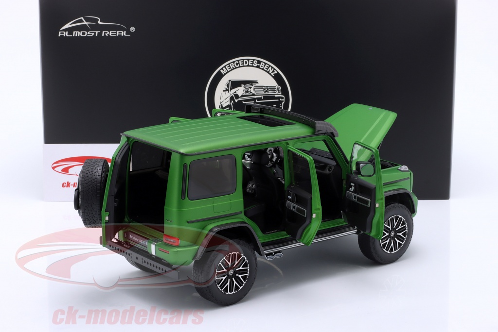 Almost Real 1:18 Mercedes-Benz G63 AMG (W463) 建設年 2023 Green Hell magno ...