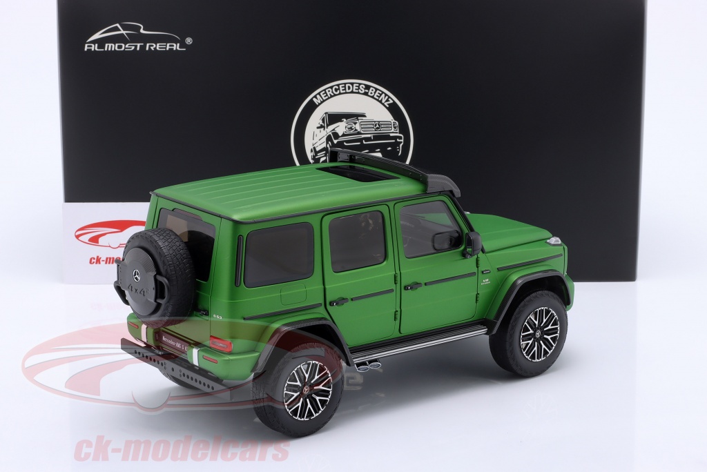 Almost Real 1:18 Mercedes-Benz G63 AMG (W463) 建設年 2023 Green Hell magno ...