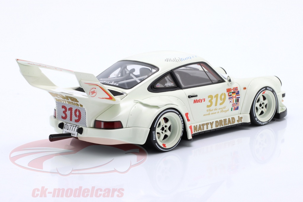 GT-SPIRIT 1:18 Porsche 911 (964) RWB Rauh-Welt Natty Dread Junior 2024 white GT489 model car ...