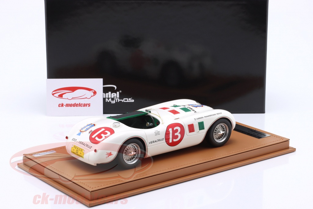 Tecnomodel 1:18 Jaguar C-Type #13 Carrera Panamericana 1954 Ibarra, Pinal TM18-290E モデル 車 TM18-290E