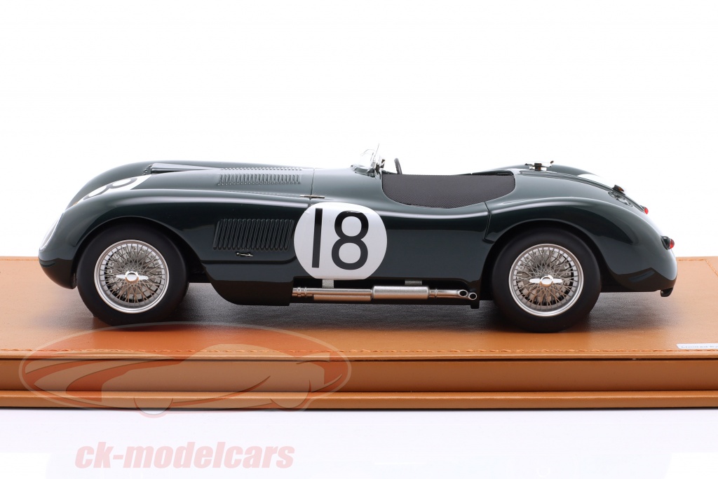 Tecnomodel 1:18 Jaguar C-Type #18 Winner 24h LeMans 1953 Rolt, Hamilton TM18-290B model car TM18 ...