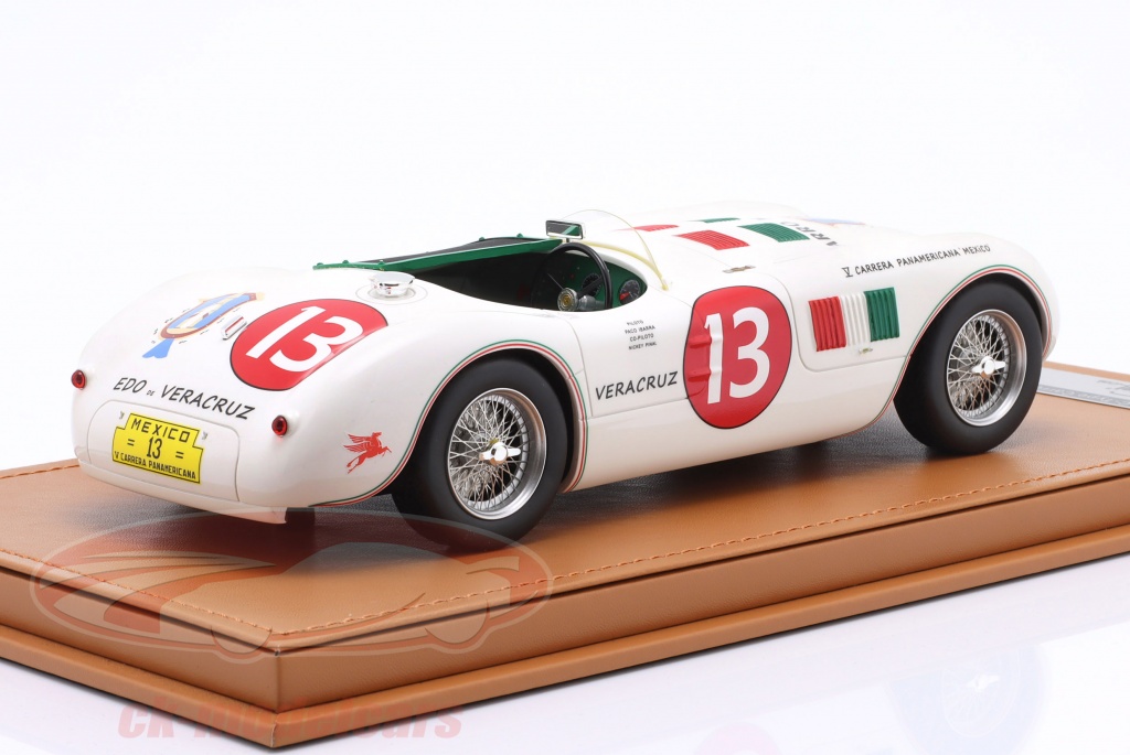Tecnomodel 1:18 Jaguar C-Type #13 Carrera Panamericana 1954 Ibarra ...