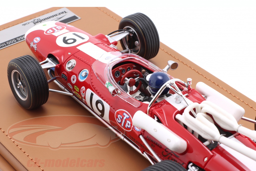 Tecnomodel 1:18 Jim Clark Lotus 38 #19 2番目 Indy500 IndyCar Series 1966 ...
