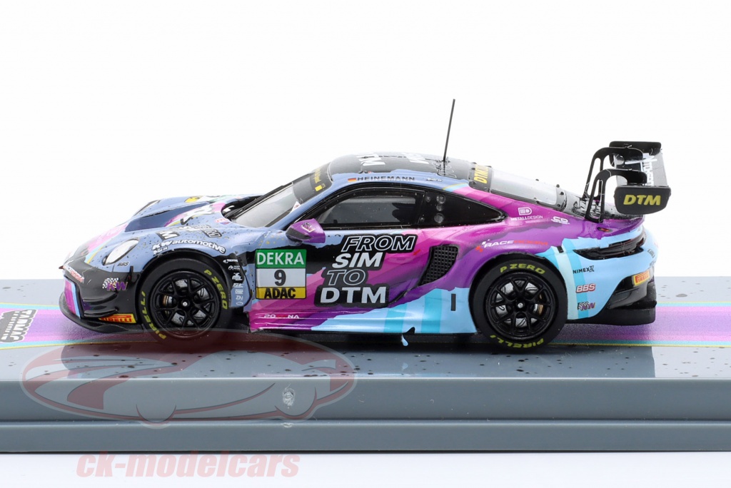 Tarmac Works 1:64 Porsche 911 (992) GT3 R #9 DTM 2023 Tim Heinemann T64-084-23DTM09 model car ...