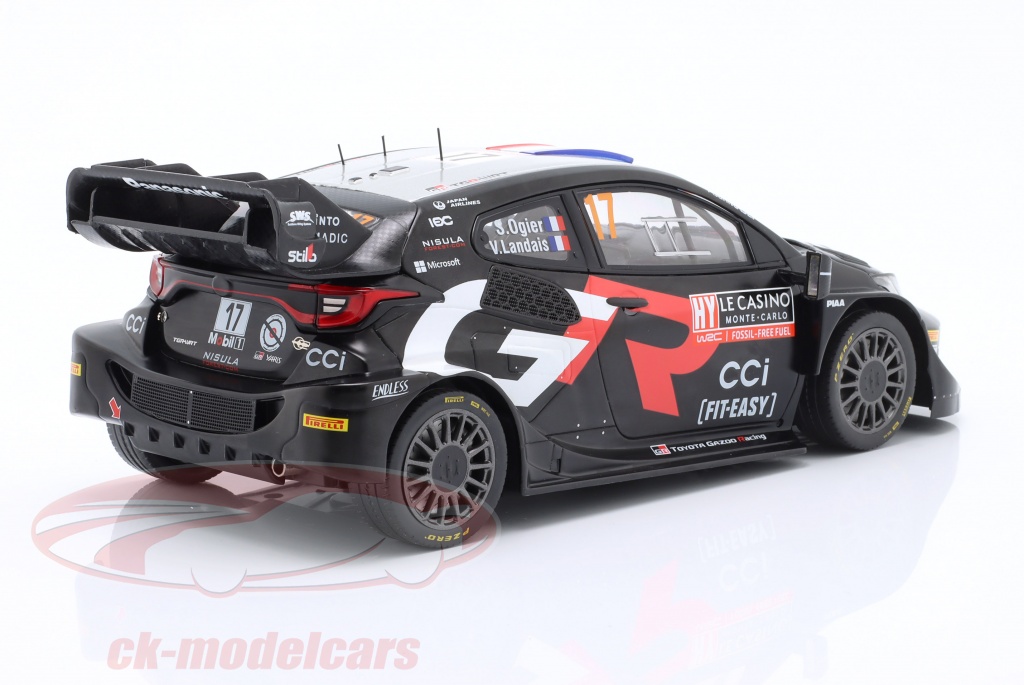 Ixo 1:18 Toyota GR Yaris Rally1 Hybrid #17 2º Rallye Monte Carlo 2024 ...
