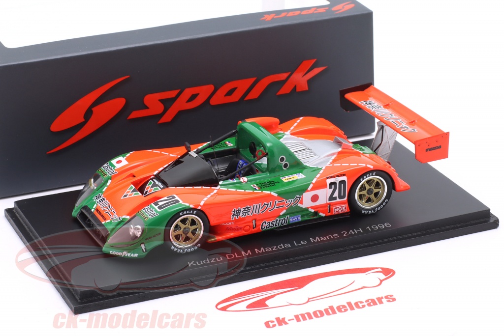 Spark 1:43 Kudzu DLM #20 24h LeMans 1996 Terada, Downing, Freon S9447 model car S9447 9580006994479