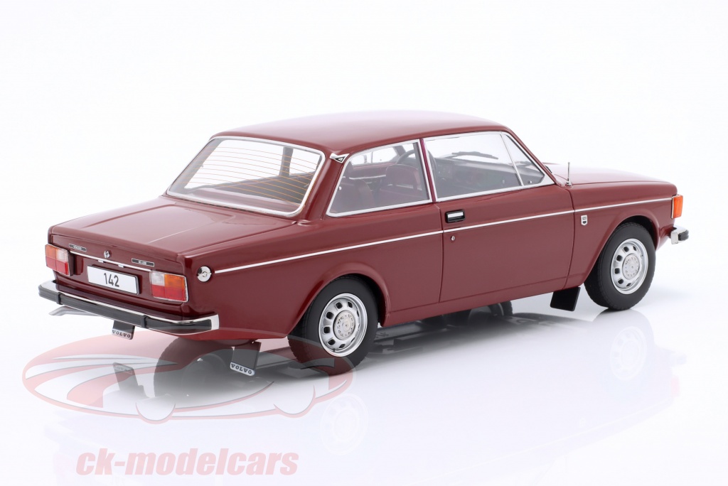ModelCarGroup 1:18 Volvo 142 year 1973 dark red MCG18443 model car ...