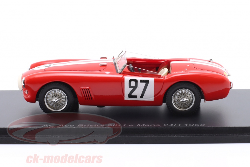 Spark 1:43 AC Ace Bristol #27 9th 24h LeMans 1958 Patthey, Berger S9491 ...