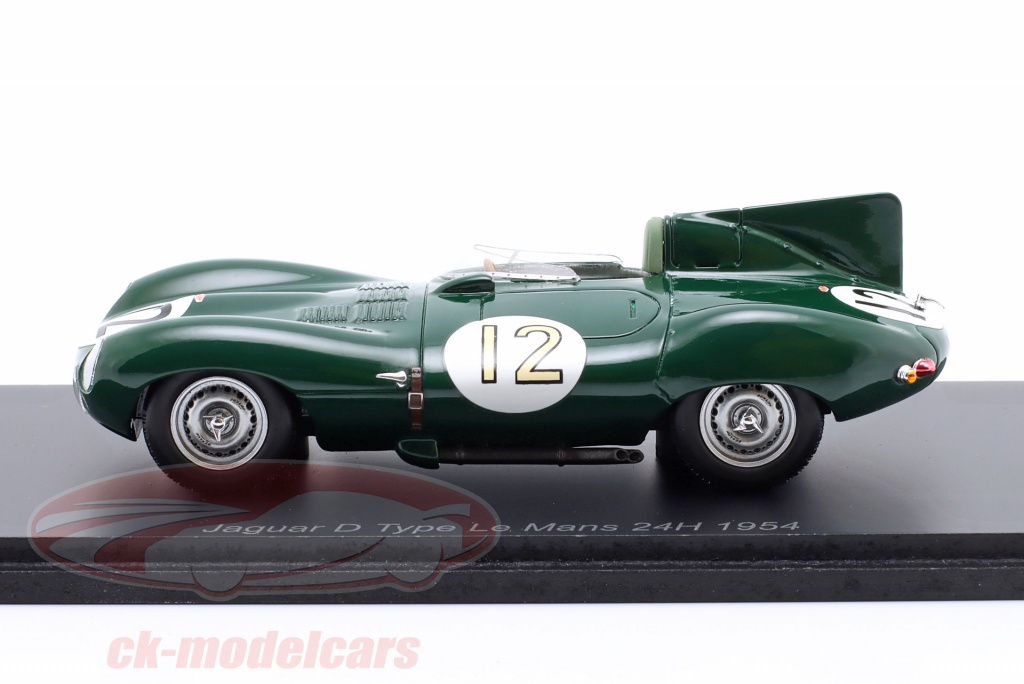 Spark 1:43 Jaguar D-Type #12 24h LeMans 1954 Moss, Walker S2927 model ...