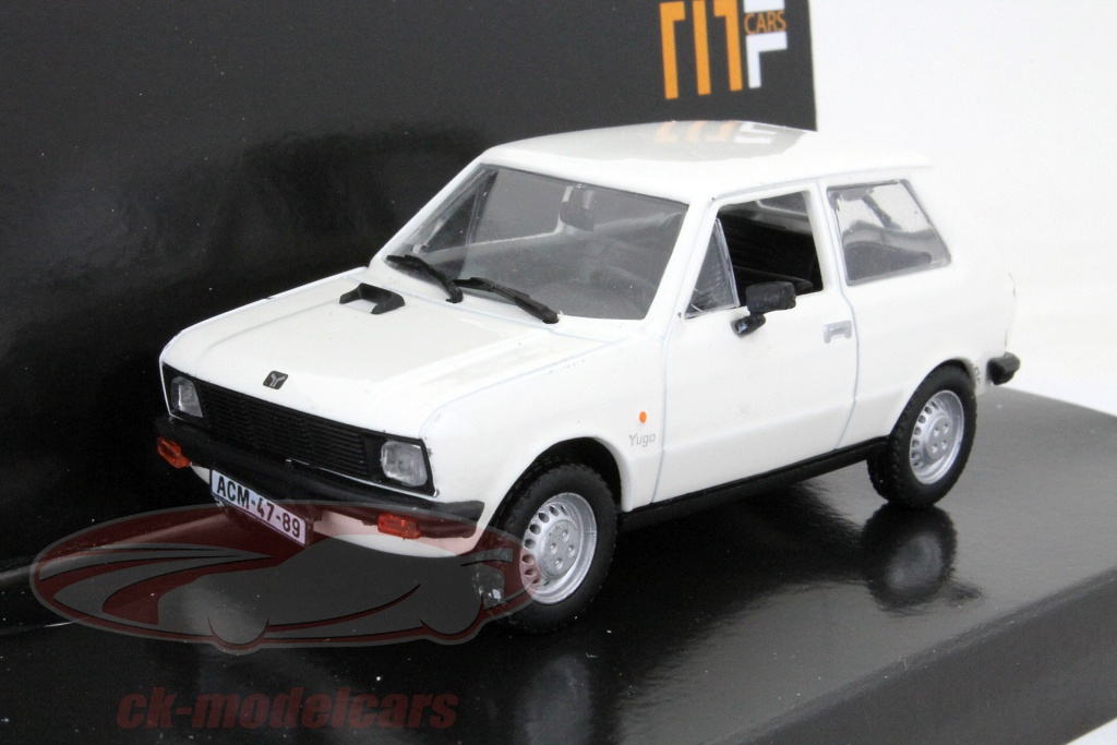 Altaya 1:43 Yugo 45 white CK9991227 model car CK9991227