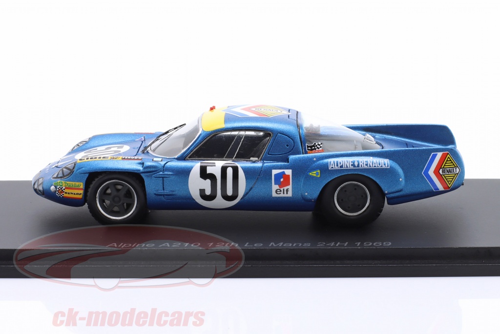 Spark 1:43 Alpine A210 #50 Winner P1.15 24h LeMans 1969 Serpaggi, Ethuin S5697 model car S5697 ...