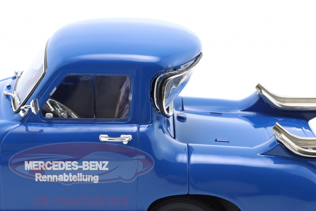 WERK83 1:18 Mercedes-Benz Racing transporter "the blue Wonder" year ...