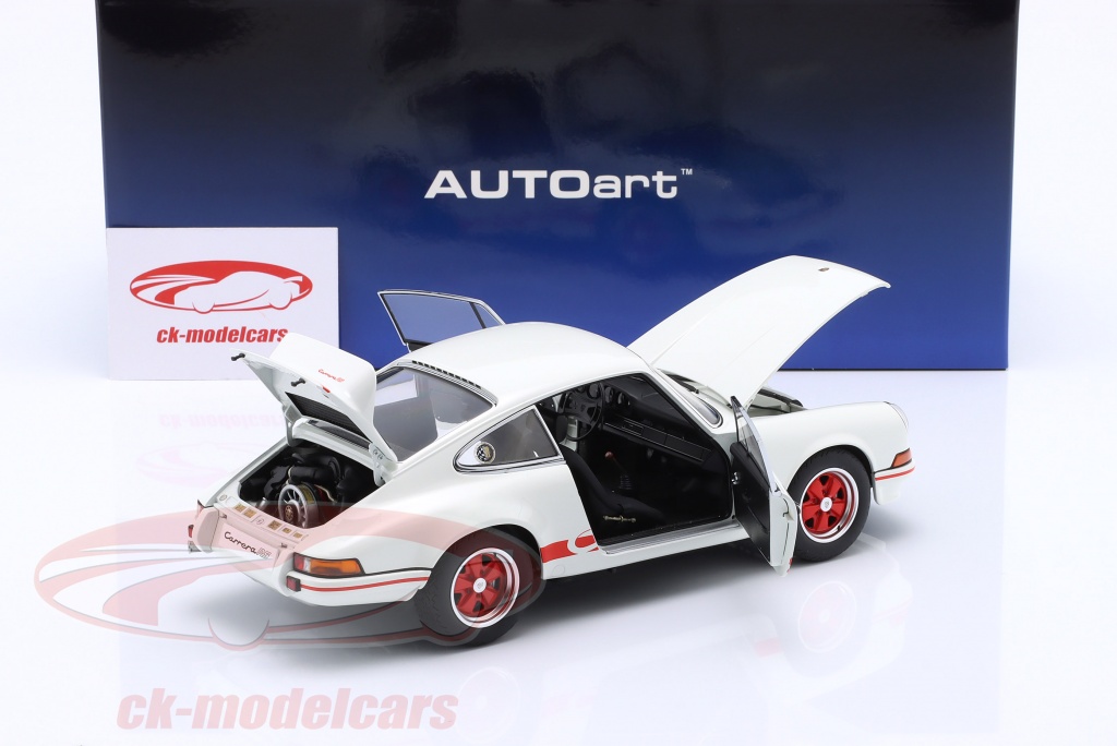 AUTOart 1:18 Porsche 911 Carrera RS 2.7 Grand Prix white / red 78030 ...