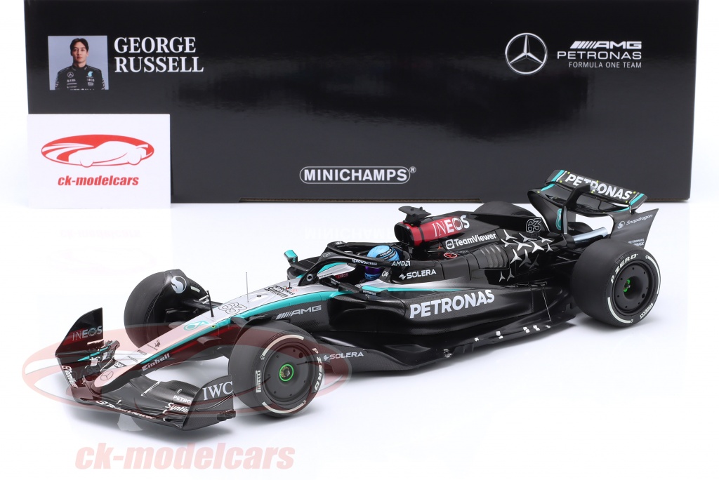 Minichamps 1:18 George Russell Mercedes-AMG F1 W15 E Performance #63 ...