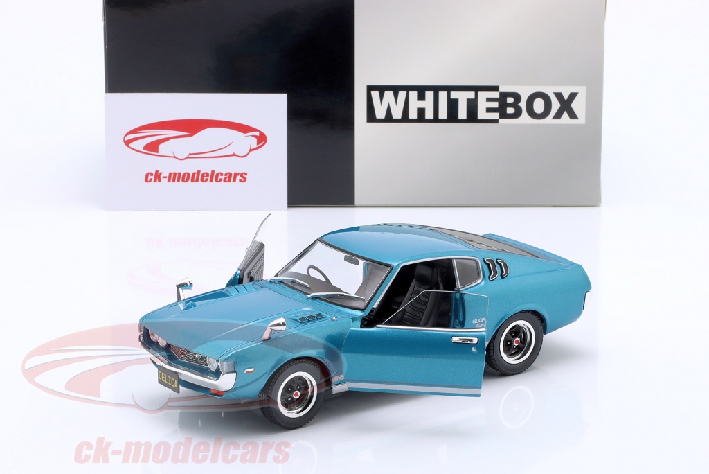 WhiteBox 1:24 Toyota Celica LB 2000 GT 建造年份 1973 绿松石 金属 WB124240 模型 汽车 ...