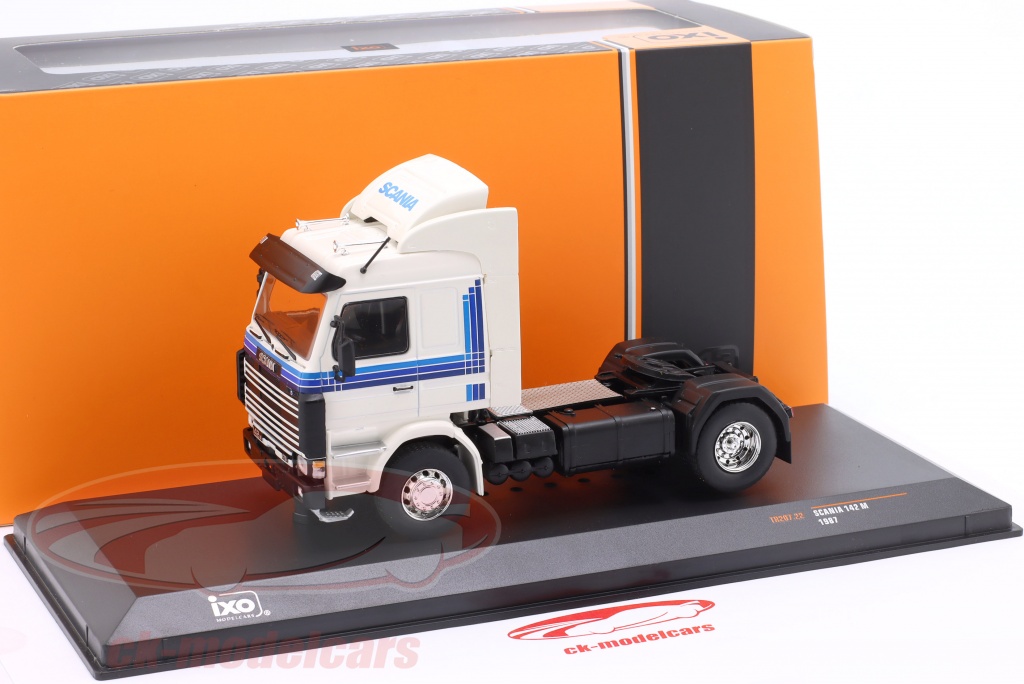 Ixo 1:43 Scania 143 M Year 1987 white TR207.22 model car TR207.22 ...