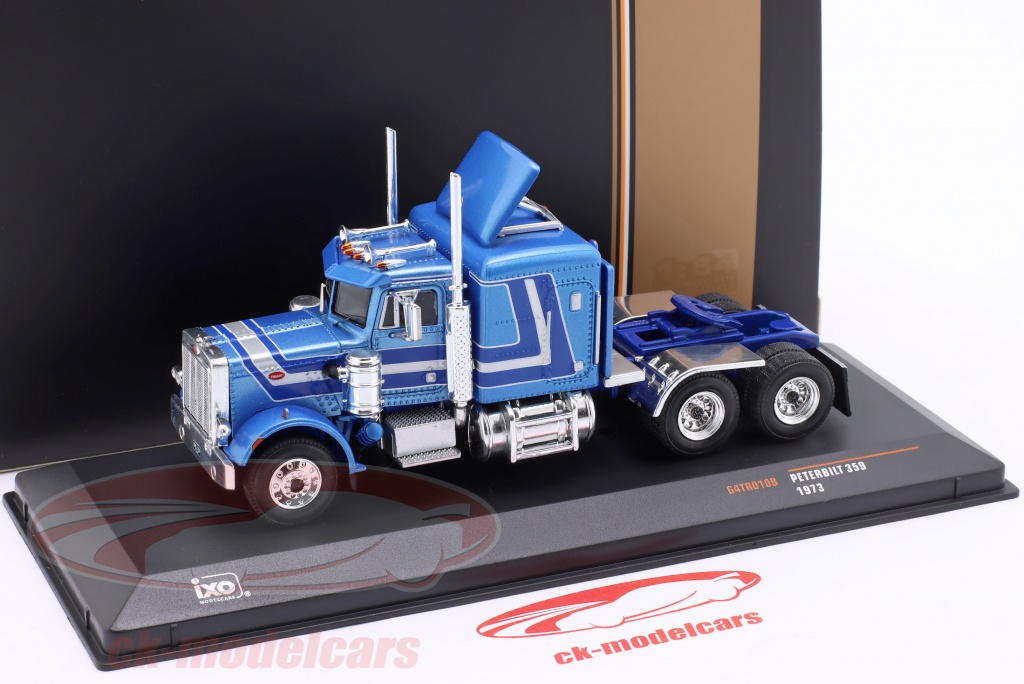 Ixo 1:64 Peterbilt 359 Year 1973 blue 64TR010B model car 64TR010B ...
