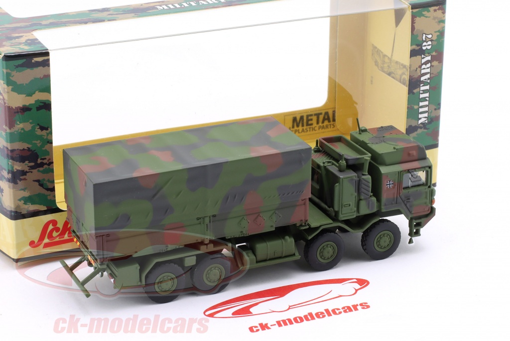 Schuco 1:87 UTF 15t 8x8 military vehicle camouflage 452659200 model car ...