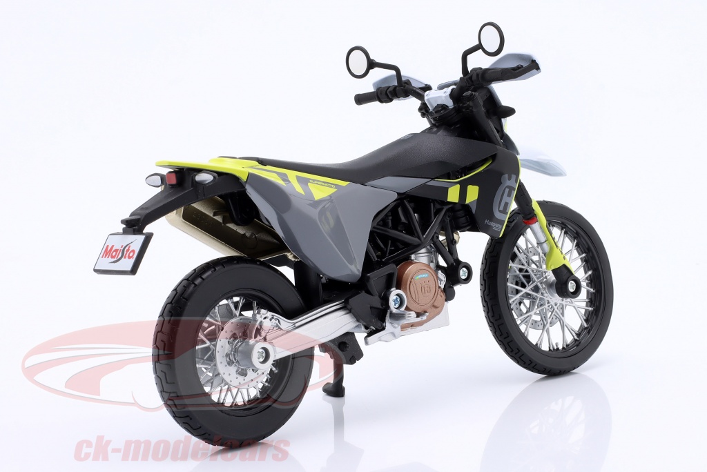 Maisto 1:12 Husqvarna 701 Supermoto Year 2023 black / yellow / white ...