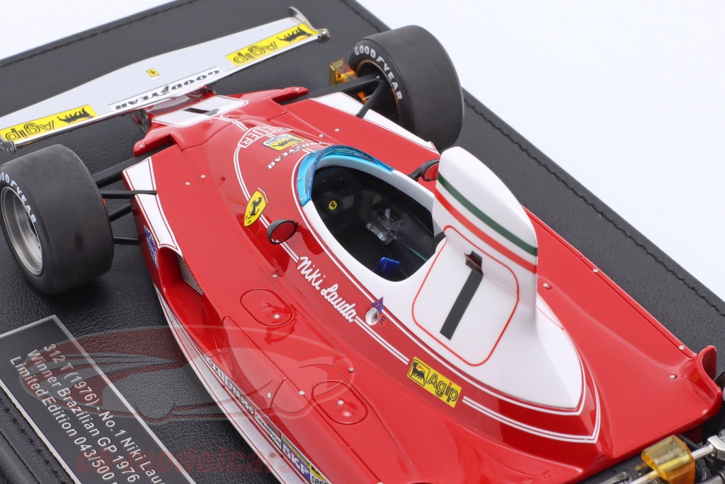 GP Replicas 1:18 Niki Lauda Ferrari 312T #1 gagnant Brésil GP formule 1 1976 GP026C modèle ...