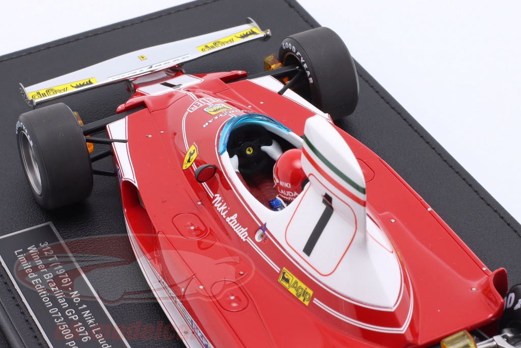 GP Replicas 1:18 Niki Lauda Ferrari 312T #1 gagnant Brésil GP formule 1 1976 GP026CWD modèle ...