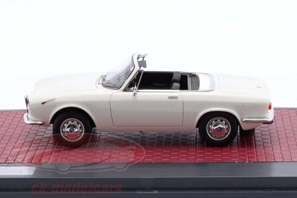 Matrix 1:43 Alfa Romeo Giulia GT Spider Prototipo year 1963 white ...