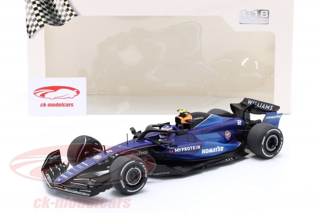 Solido 1:18 Logan Sargeant Williams FW46 #2 Saudi Arabia GP Formula 1 ...