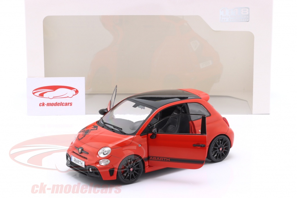 Solido 1:18 Fiat F595 Abarth year 2022 Maranello red S1811305 model car S1811305 421186434 ...
