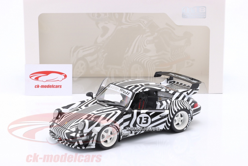 Solido 1:18 Porsche 911 (964) RWB Rauh-Welt THE ZEBRA 2022 white ...